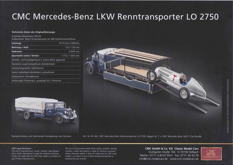 Dépliant Mercedes-Benz LO2750 _ Racing Car Transporter 1934 -1938 ...