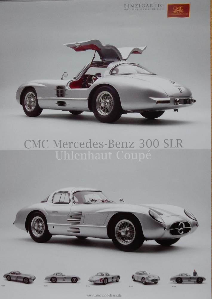 Poster Mercedes-Benz 300 SLR _ 1955 _ Uhlenhaut Coupé | Modèles CMC ...