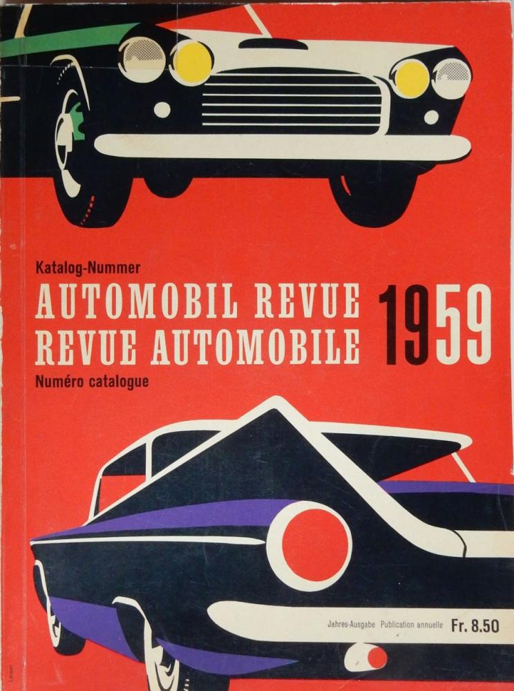 Revue Automobile 1959 | Livres et Magazines | FABRICE LACHAVANNE ...