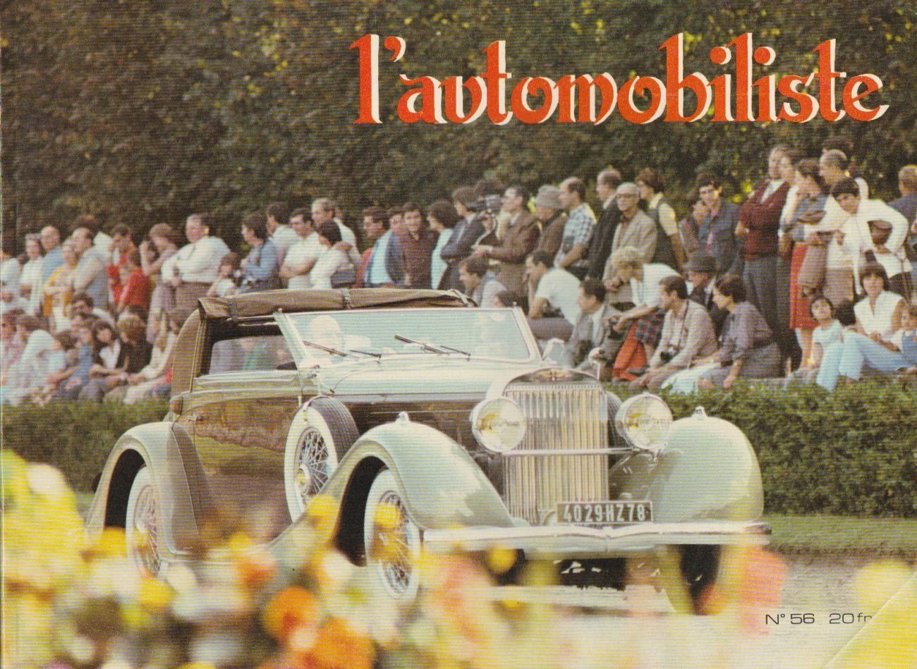 L'Automobiliste #56 | Livres et Magazines | FABRICE LACHAVANNE ...