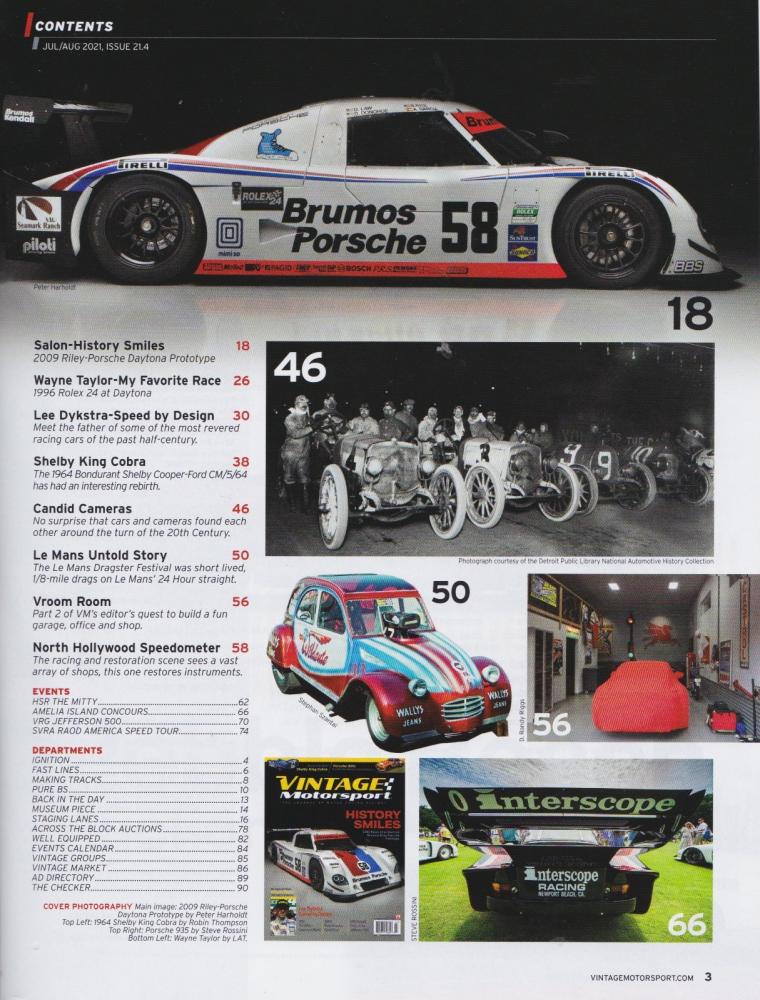 Vintage Motorsport _ Juillet/Aout 2021 | Livres et Magazines | FABRICE ...